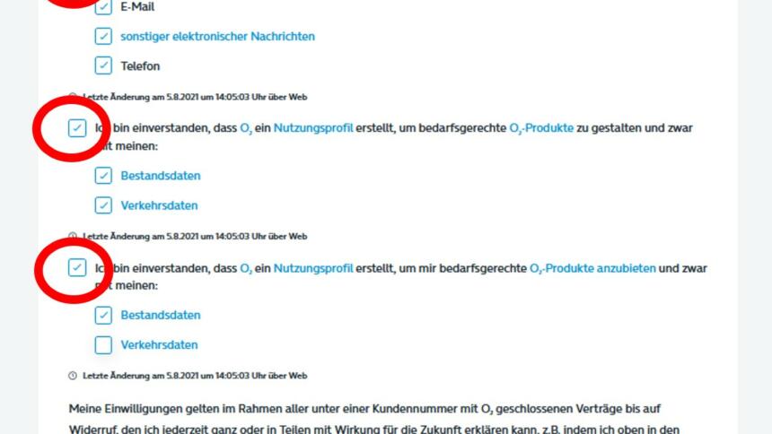Ungewollte Einwilligungen: So änderst du deine Datenschutzeinstellungen bei Telekom, Vodafone und o2