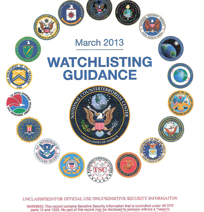 Wie man Terrorist wird: Die „Watchlisting Guidance“ der US-Regierung