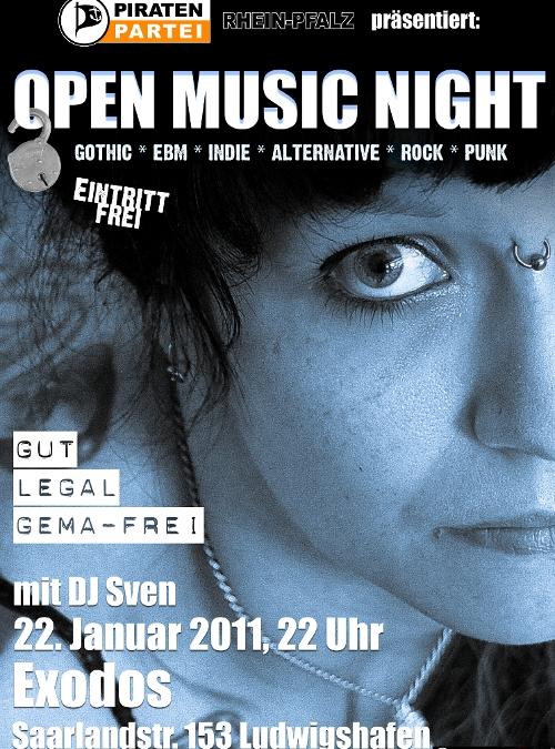 Open Music Night: Creative-Commons-Party in Ludwigshafen