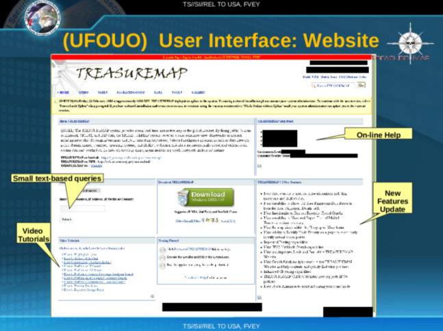 TREASUREMAP: Google Maps für die NSA